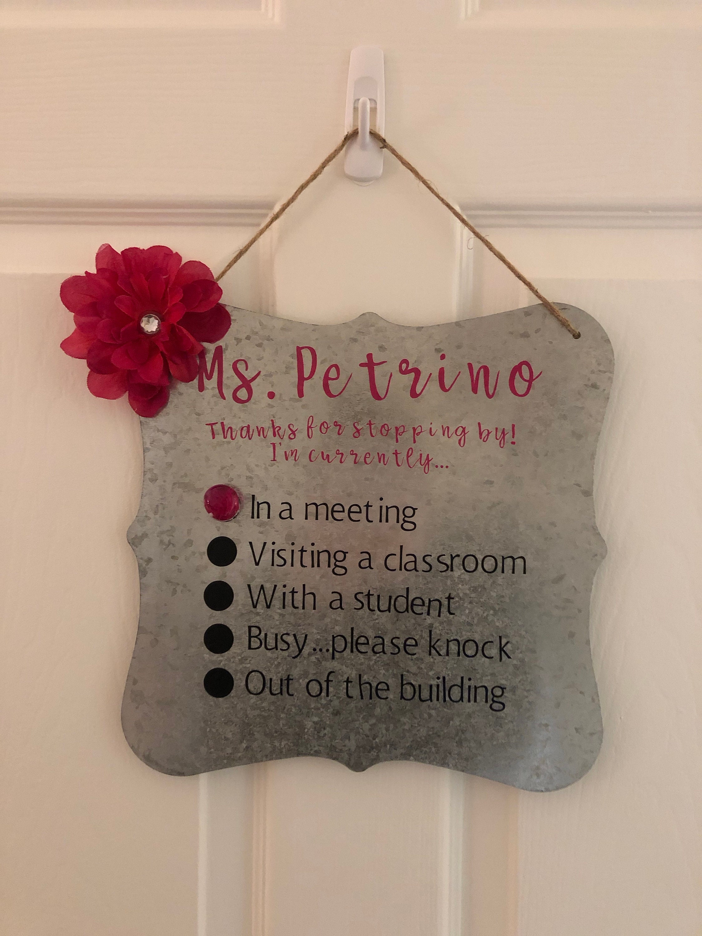 Office/classroom where Am I Sign - Etsy