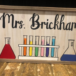 Colored Pencil Teacher Name Sign - Etsy