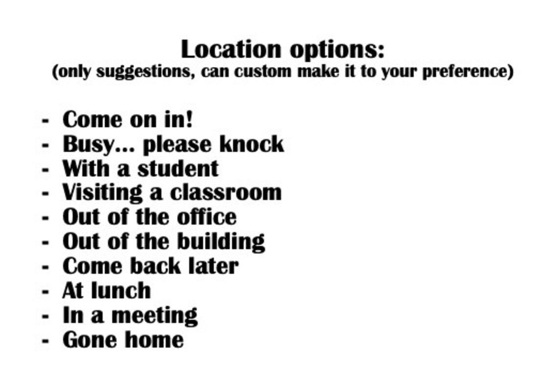 Office/classroom where Am I Sign - Etsy