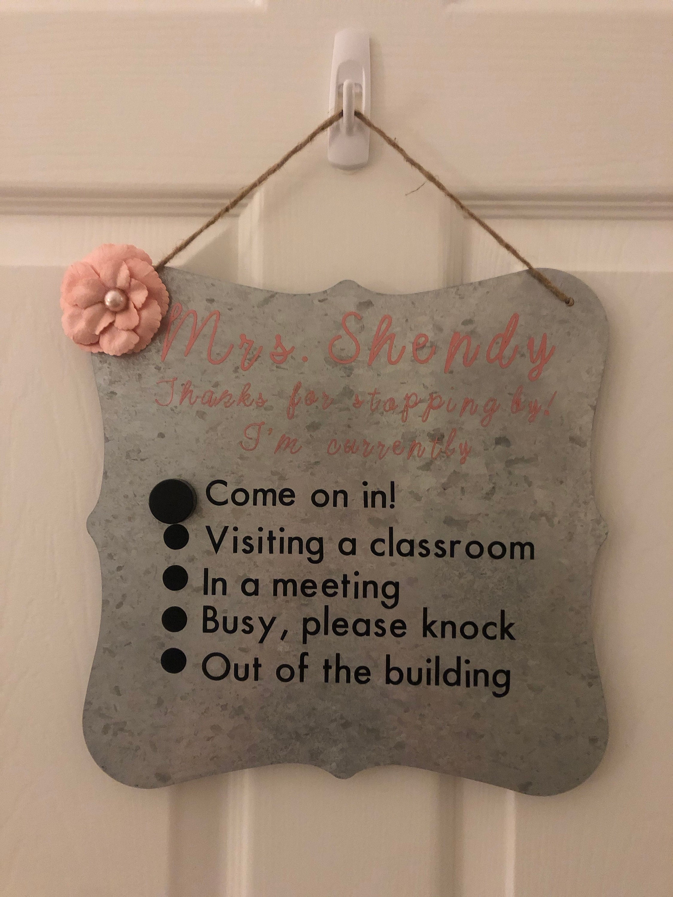 Office/classroom where Am I Sign - Etsy