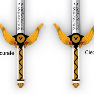 Power Rangers Lost Galaxy Quasar Sabers 3d Model - Stls Only - Etsy
