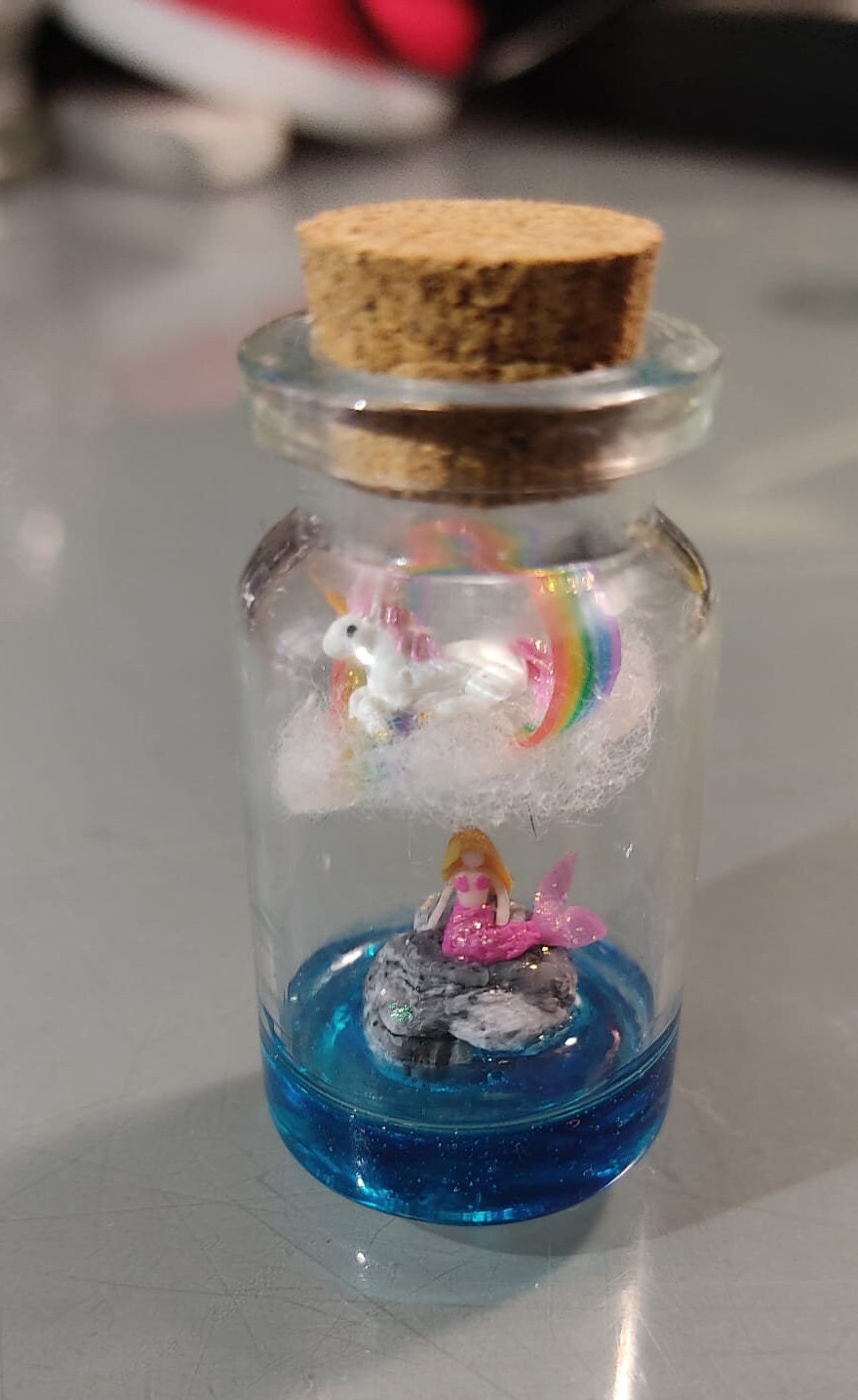 Personalized Mini World in Bottle 2x4 Cm - Etsy