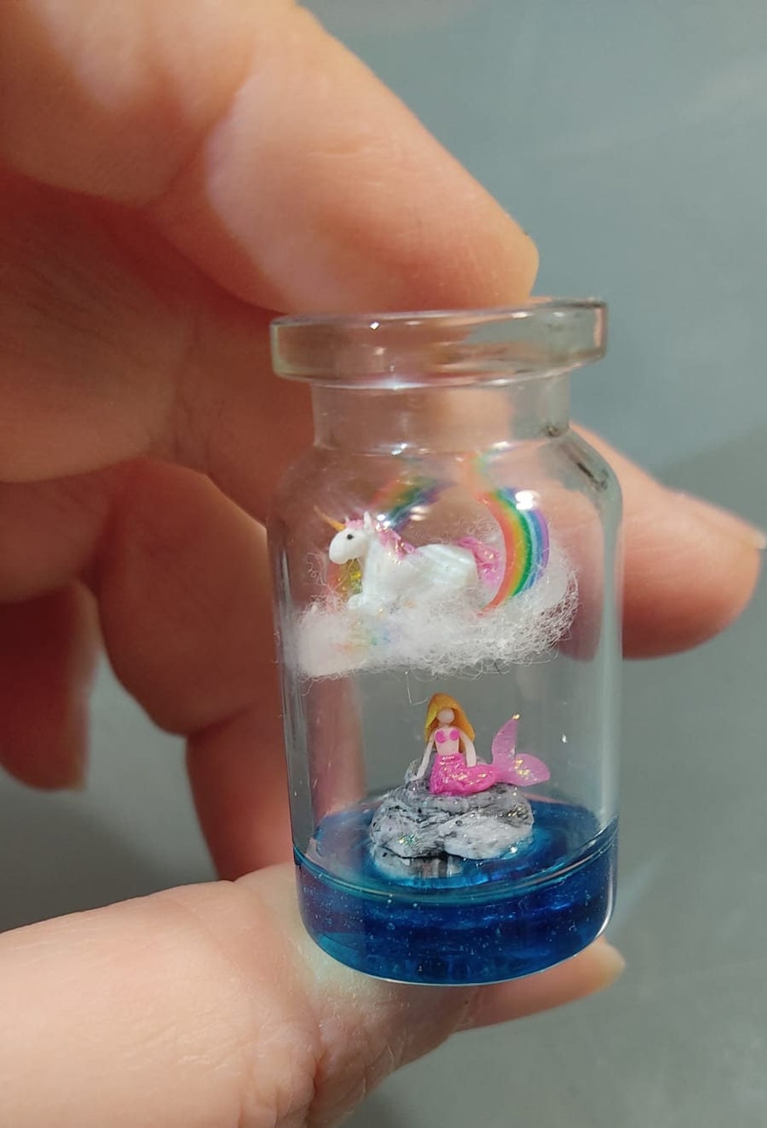 Personalized Mini World in Bottle 2x4 Cm - Etsy