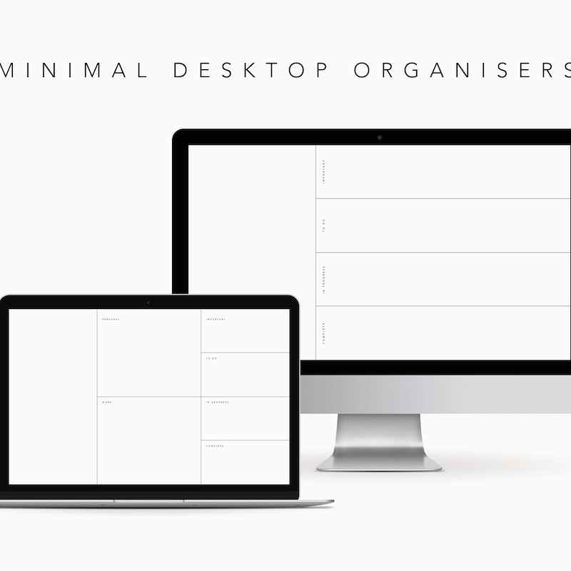 Desktop Organizer Wallpaper - Etsy