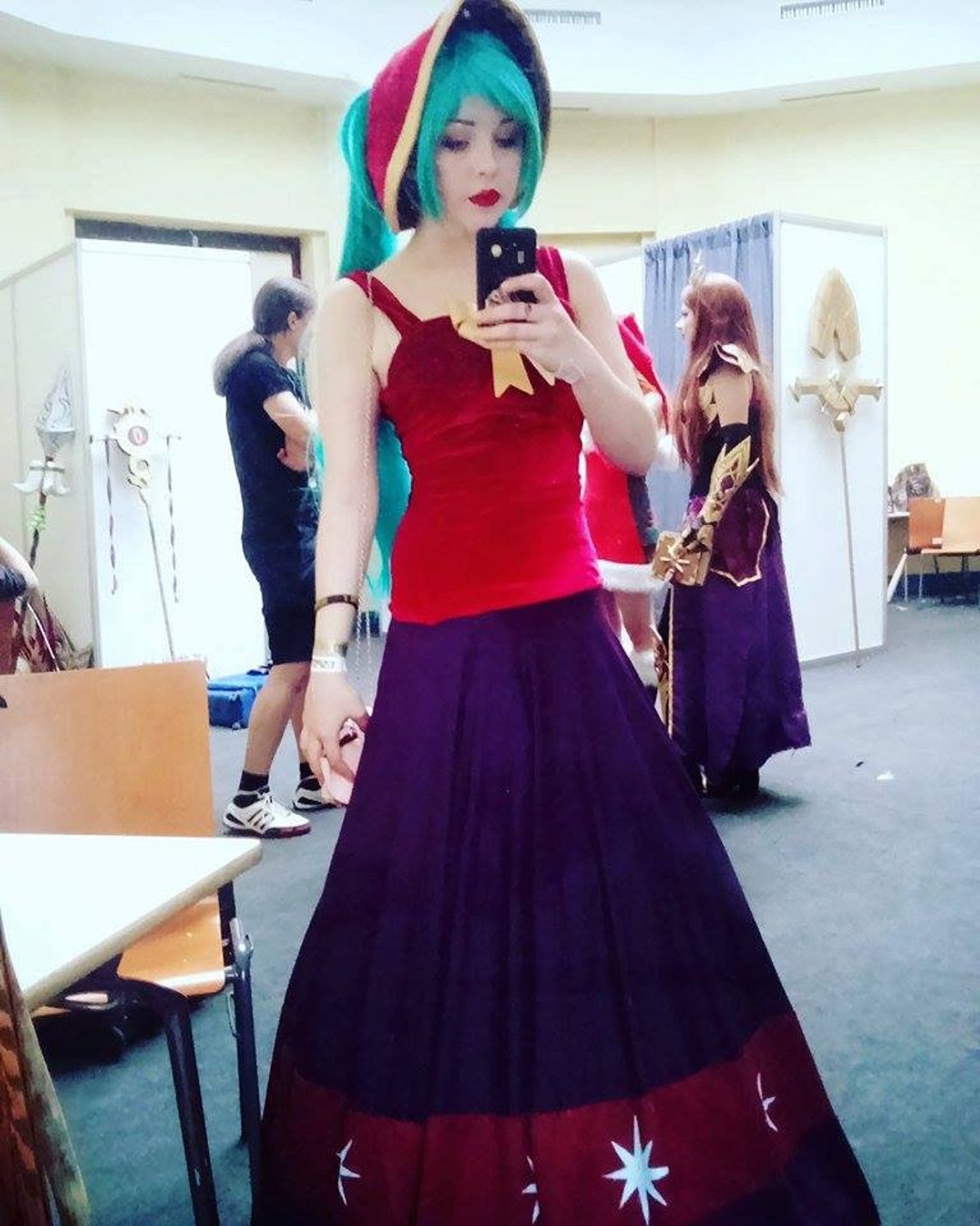 Silent Night Sona From League of Legends Full Cosplay Wig Etwahl - Etsy