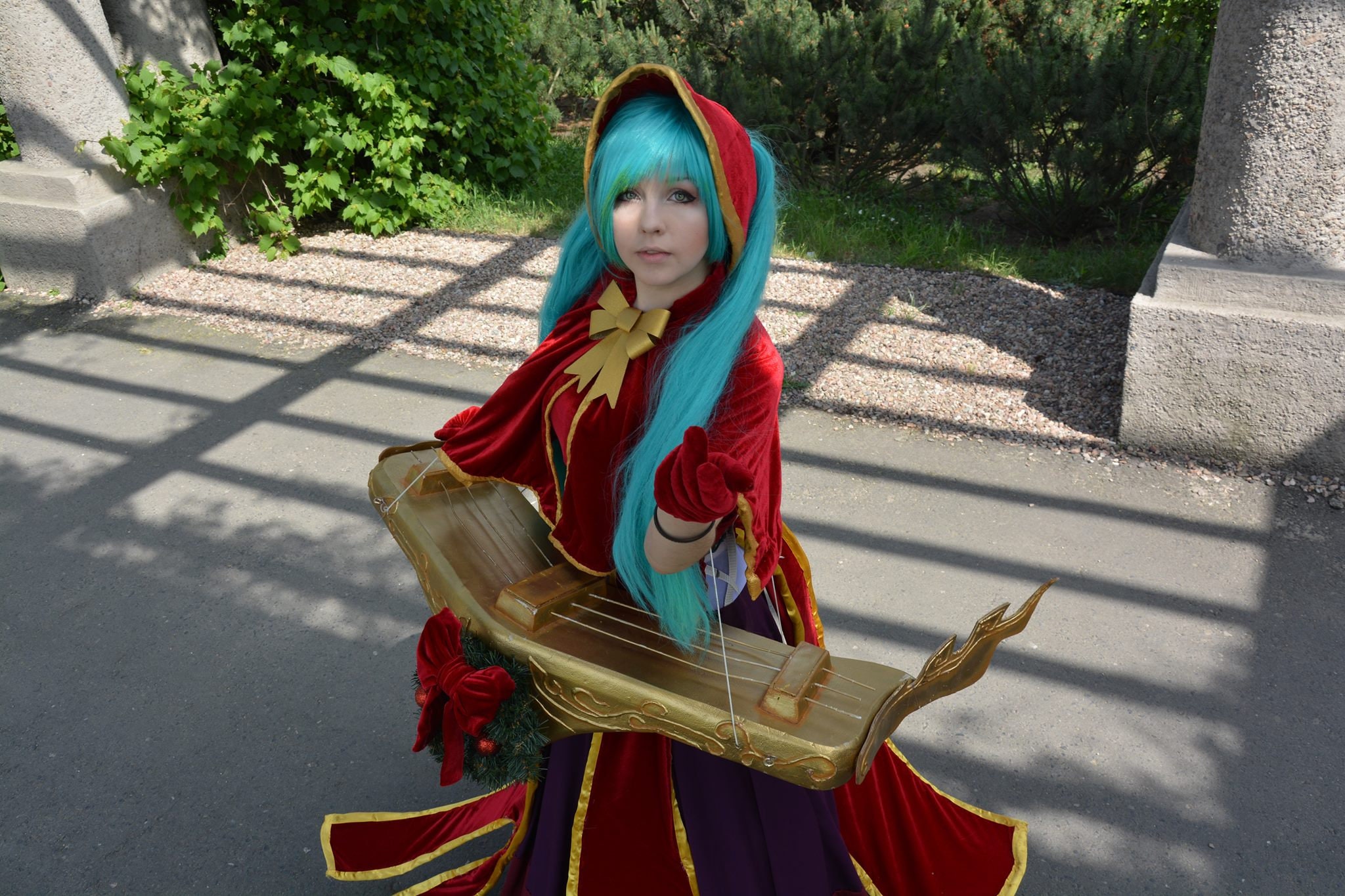 Silent Night Sona From League of Legends Full Cosplay Wig Etwahl - Etsy