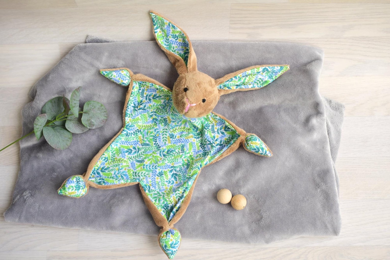 Baby Personalised Bunny Comforter. Baby Soft Toy. Baby Boy - Etsy