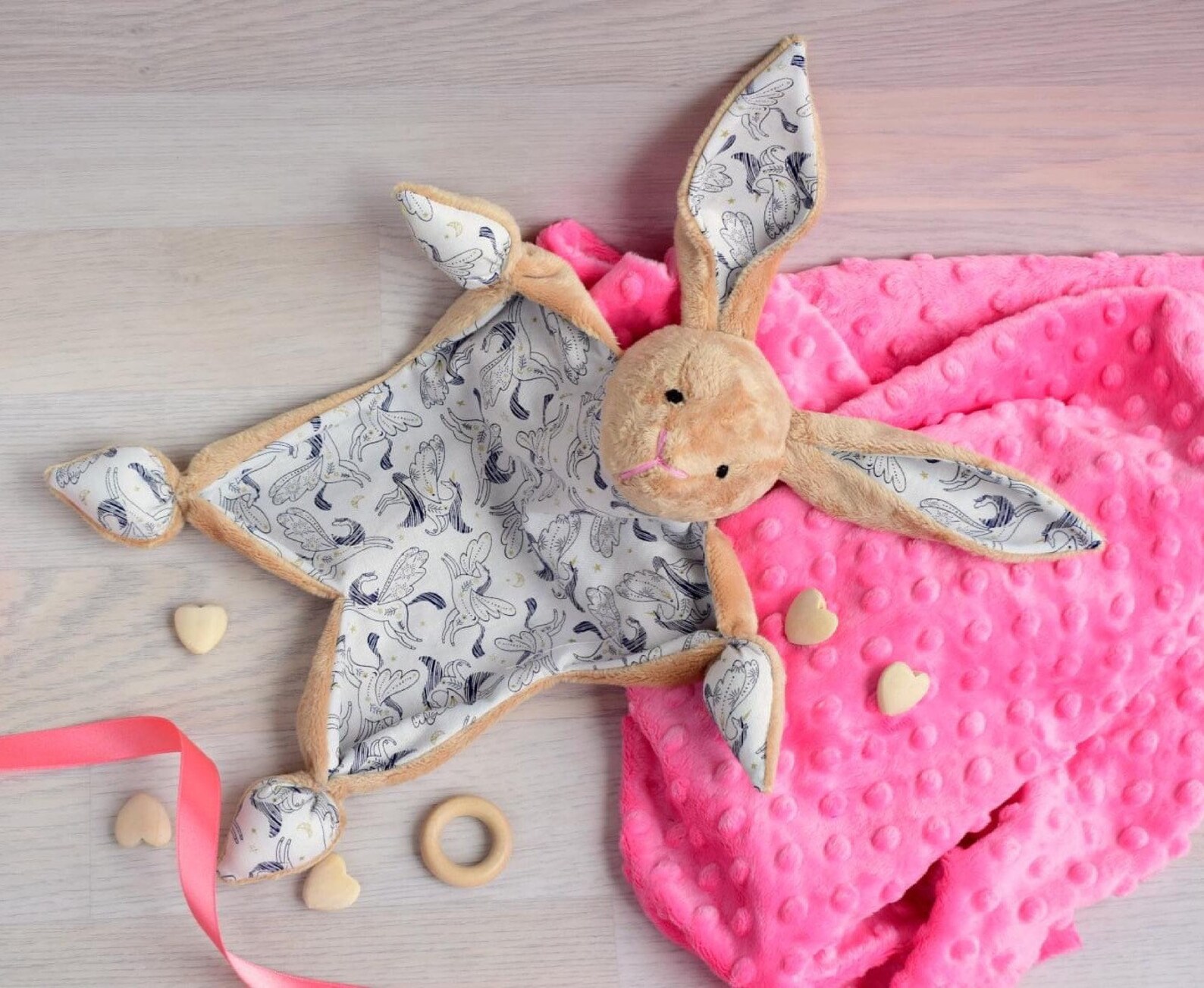 Personalised Bunny Comforter. Rabbit. Baby Shower Gift. Baby - Etsy UK