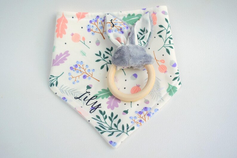 Teething Gift Set. Personalised Baby Gift. New Baby Shower. Girl. Boy ...