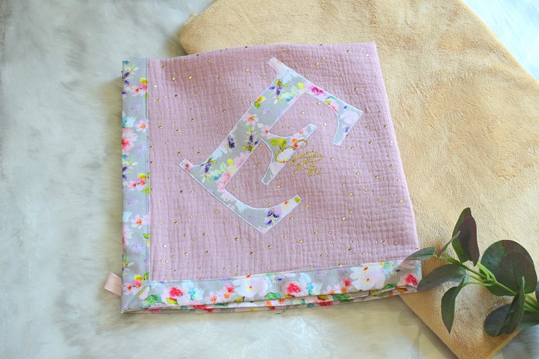 Personalised Muslin Square. Baby Blanket. Muslin Baby Gift . Blanket ...