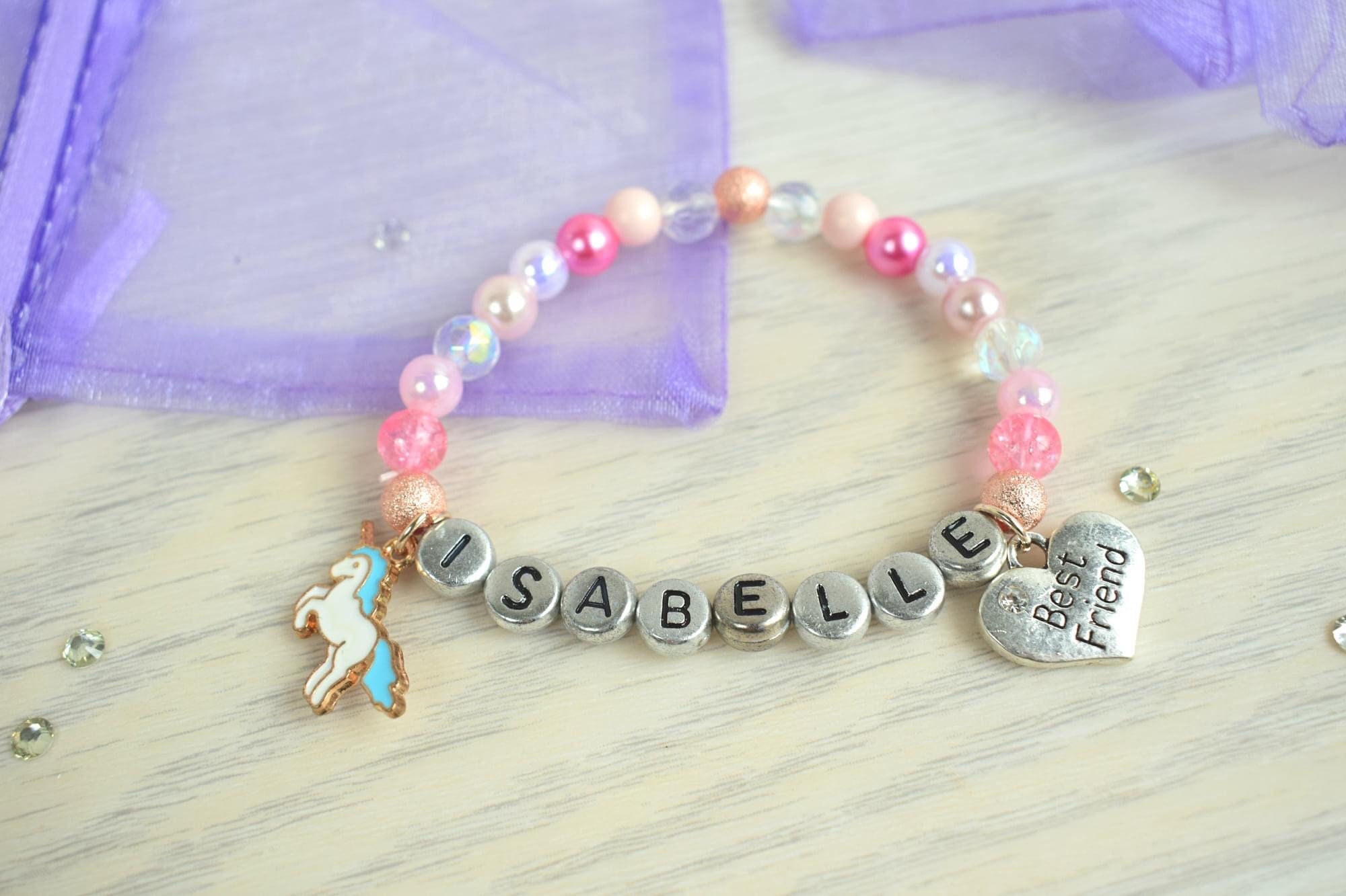 Kids Personalised Bracelets. Sibling Gift. Big Sister Present. | Etsy
