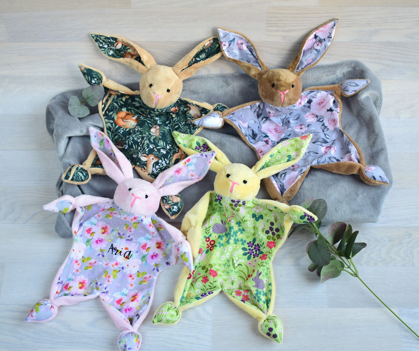 Personalised Bunny Comforter. Rabbit. Baby Shower Gift. Baby - Etsy