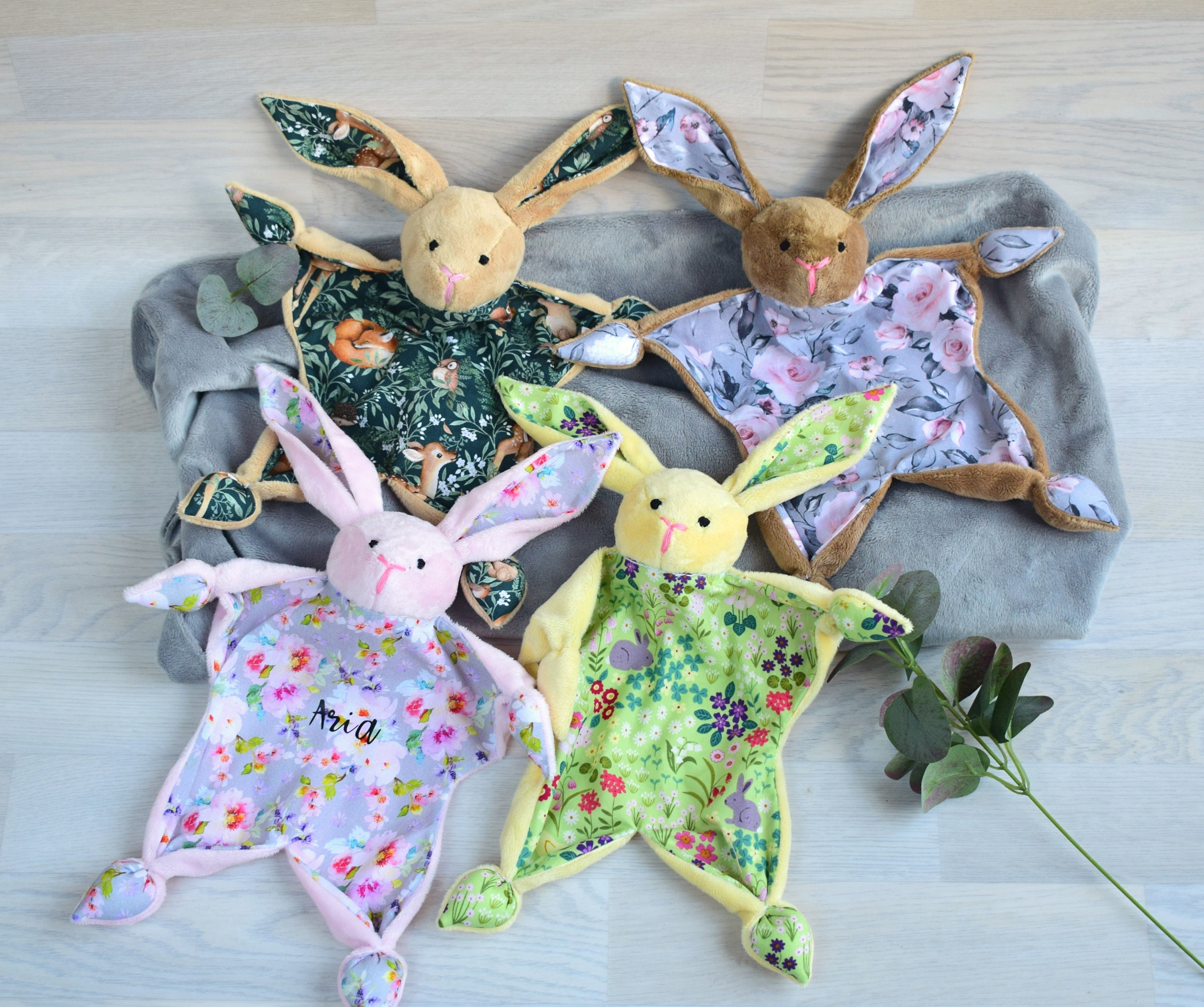 Personalised Bunny Comforter. Rabbit. Baby Shower Gift. Baby - Etsy
