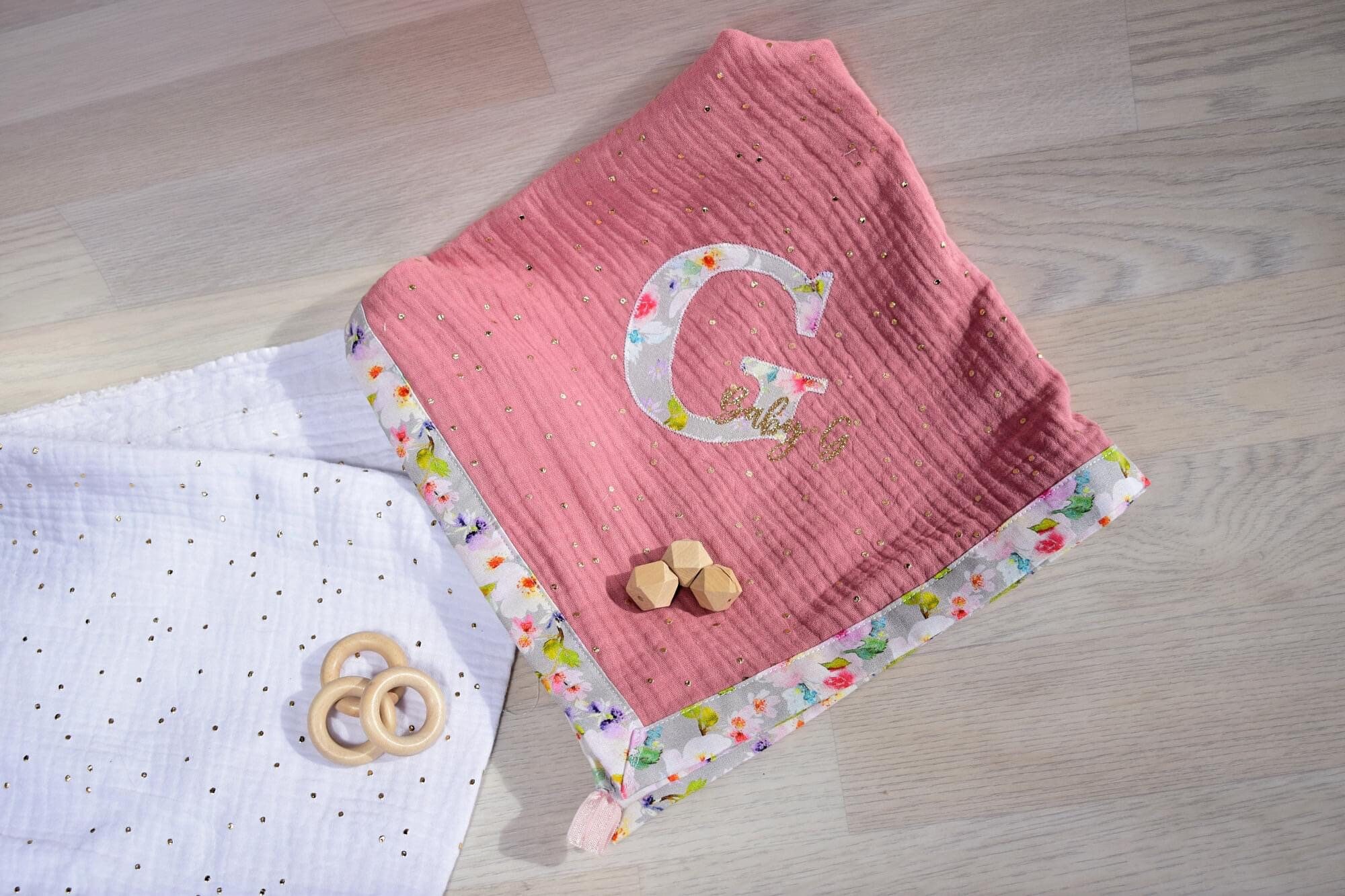 Personalised Muslin Square. Baby Blanket. Muslin Baby Gift . Blanket ...