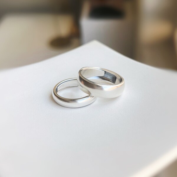 Plain Sterling Silver Band - Etsy