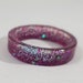 Transparent Pink Glitter Ring / Unisex Ring / Unique Gift for Her or ...