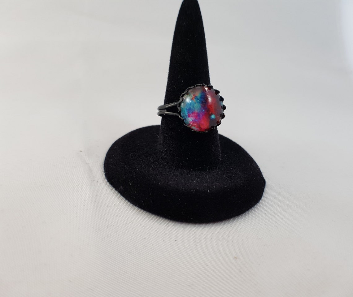 Space Ring / Space Jewelry / Universe Ring / Galaxy Ring | Etsy