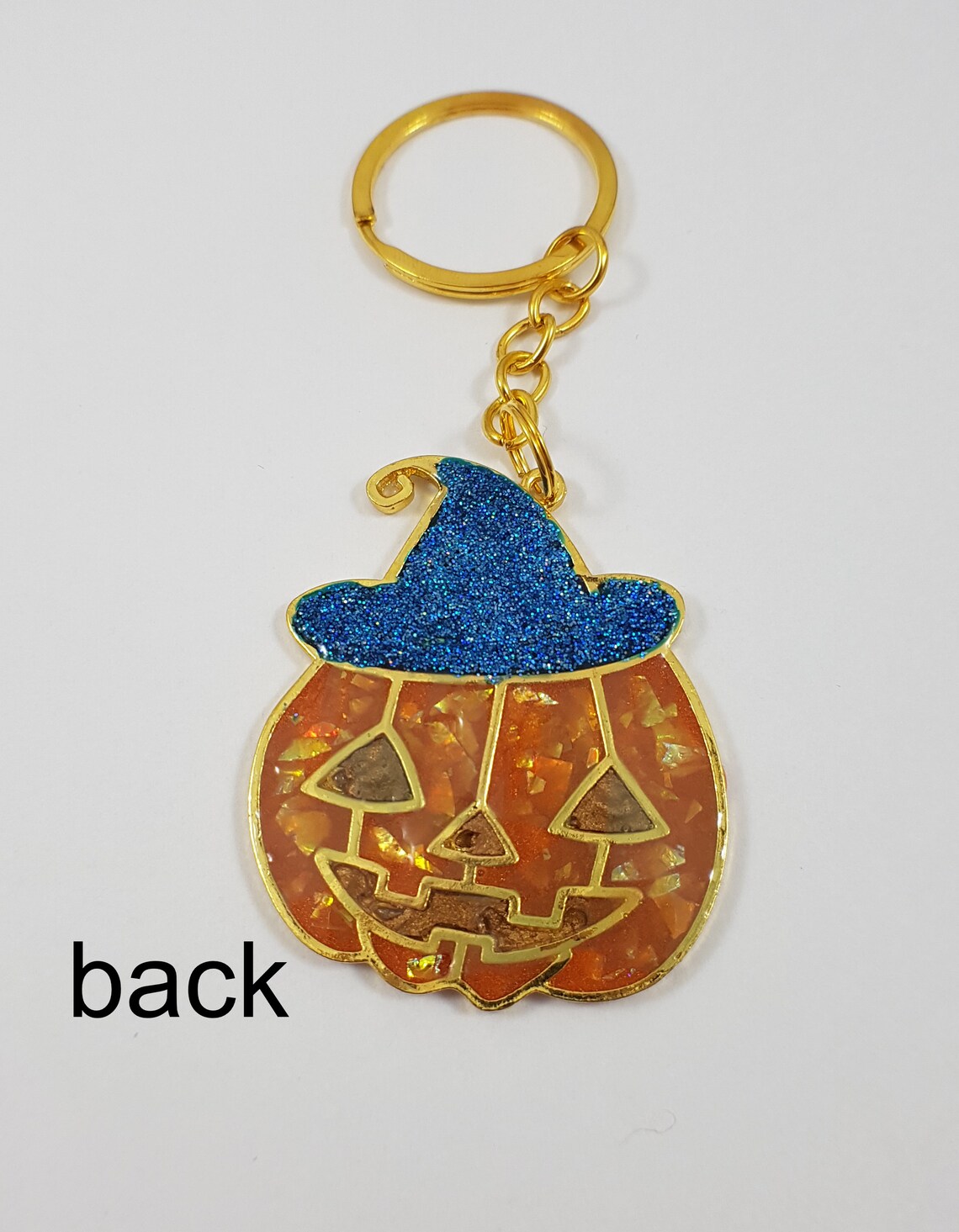 Pumpkin Keychain / Pumpkin Jewelry / Halloween Keychain / | Etsy