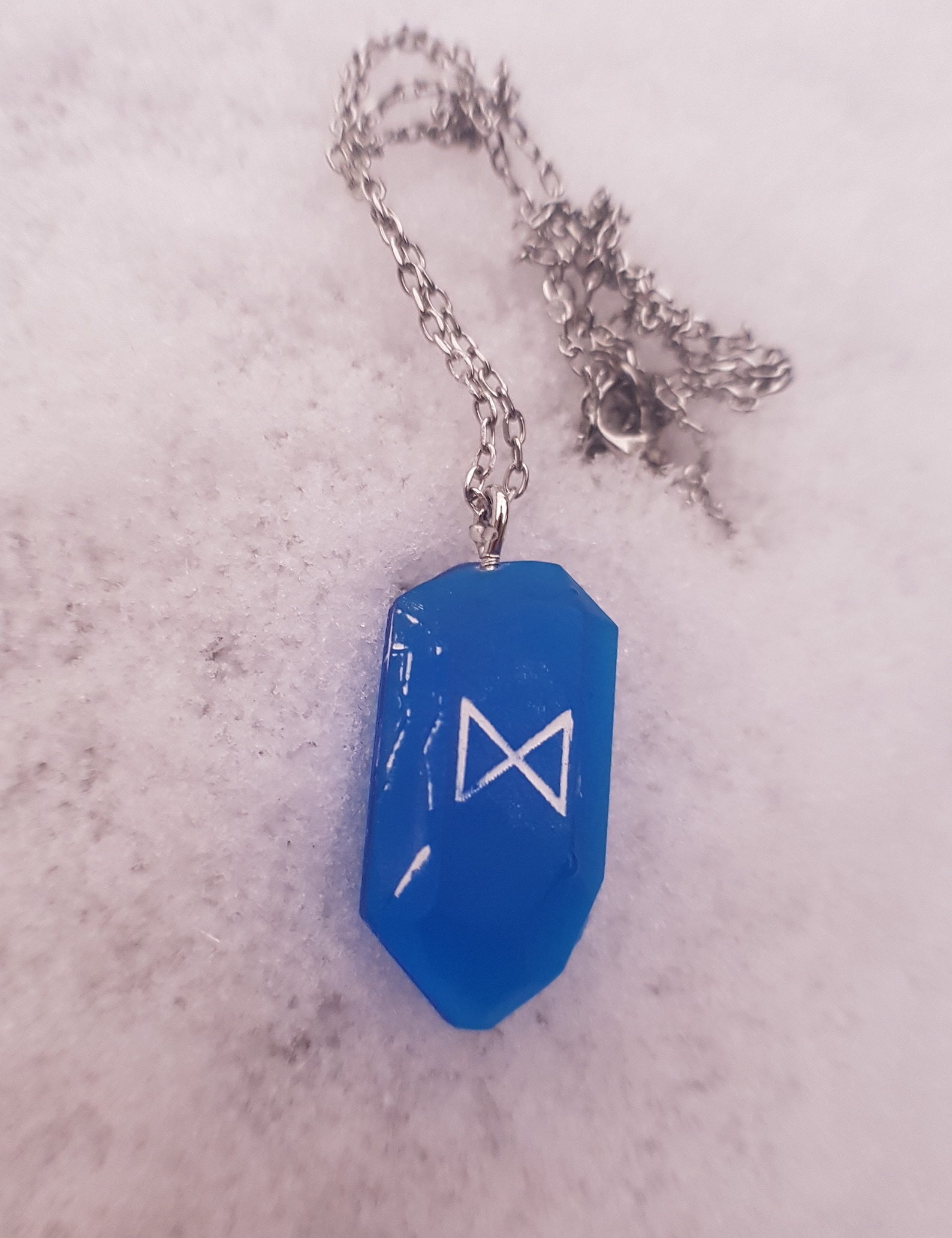 Ice Rune Necklace / Rune Jewelry / Nordic Runes / Witch | Etsy