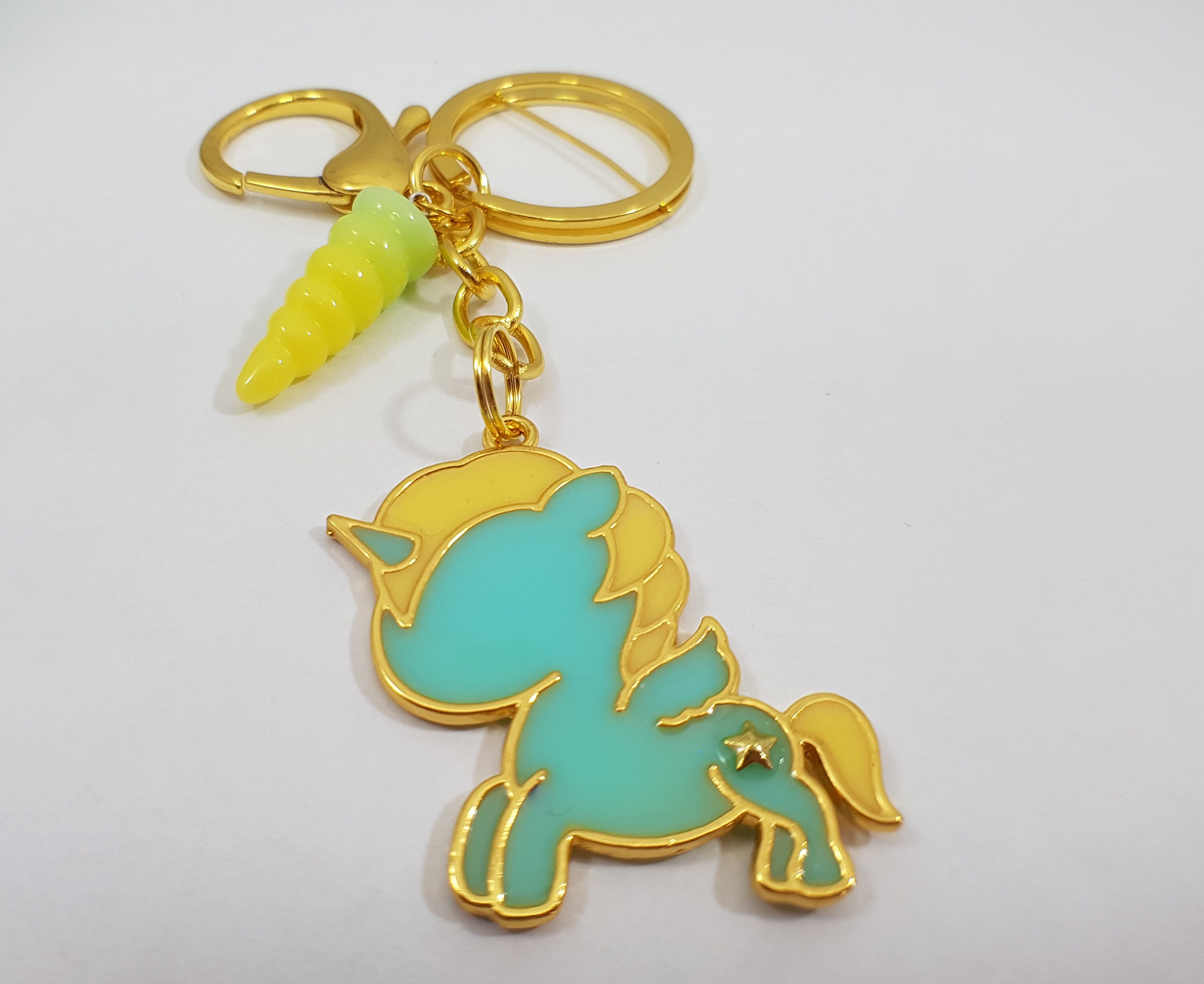 Pastel unicorn keychain / cute keychain / pony keychain / | Etsy