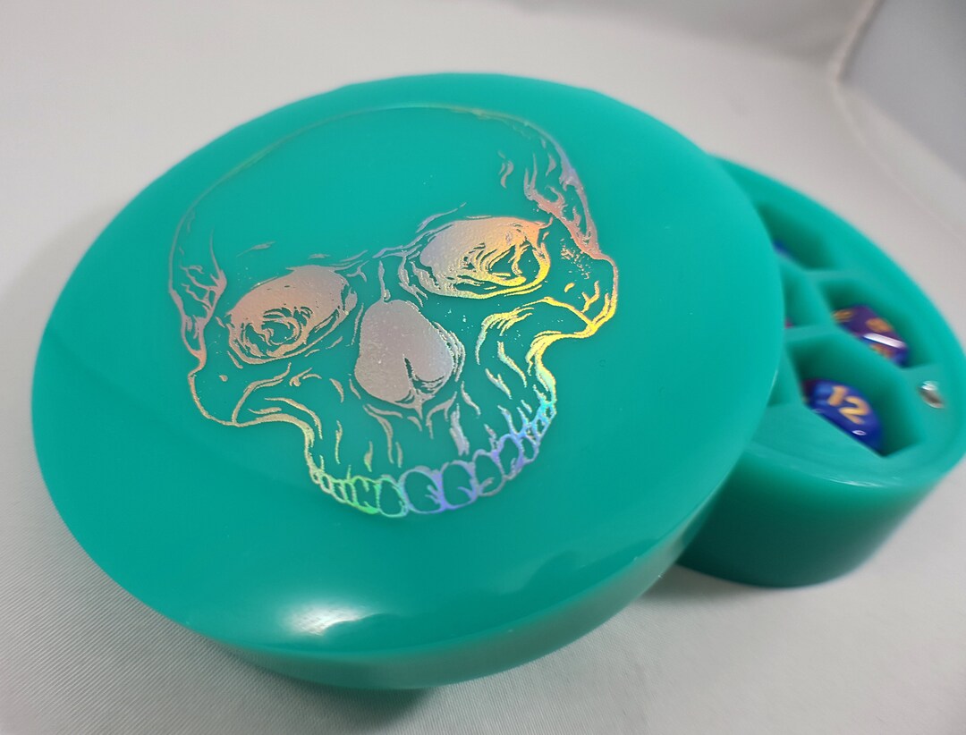 Necromancer Skull Dice Box / Fantasy Game Gift / Gift for Him / Gift ...