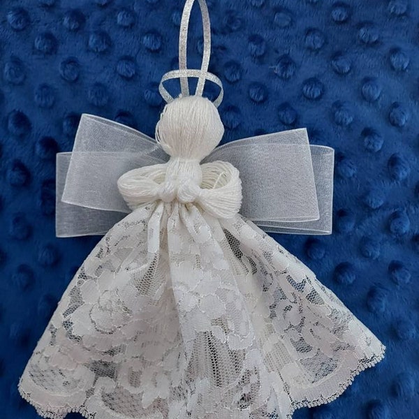 Lace Angel Ornament - Etsy