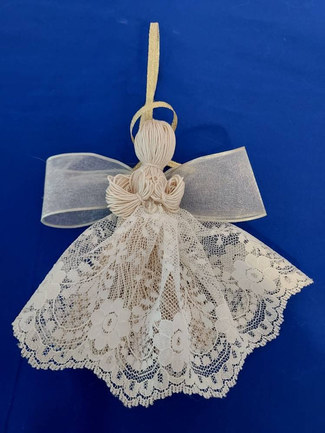 Lace Angel Ornament - Etsy