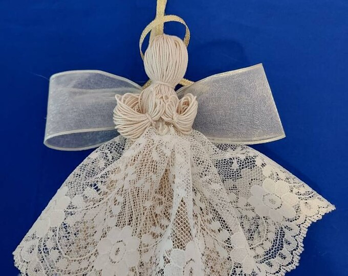 Lace Angel Ornament - Etsy