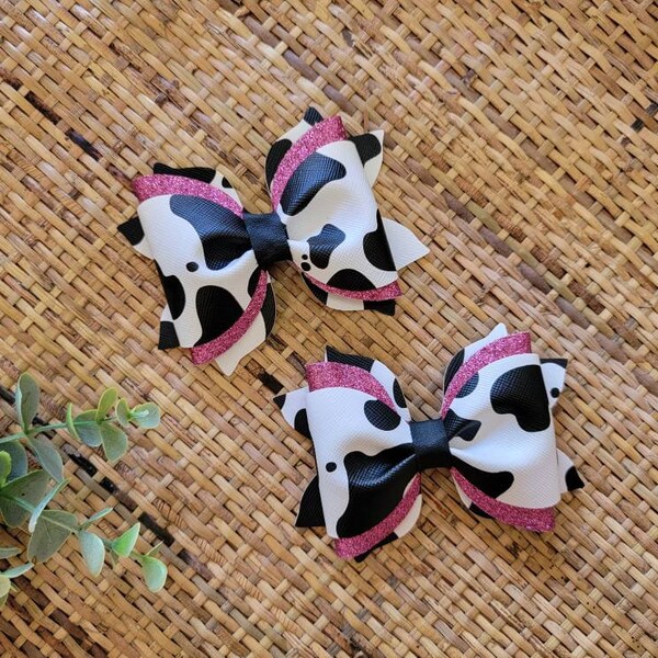 Hot Pink Cow Print - Etsy