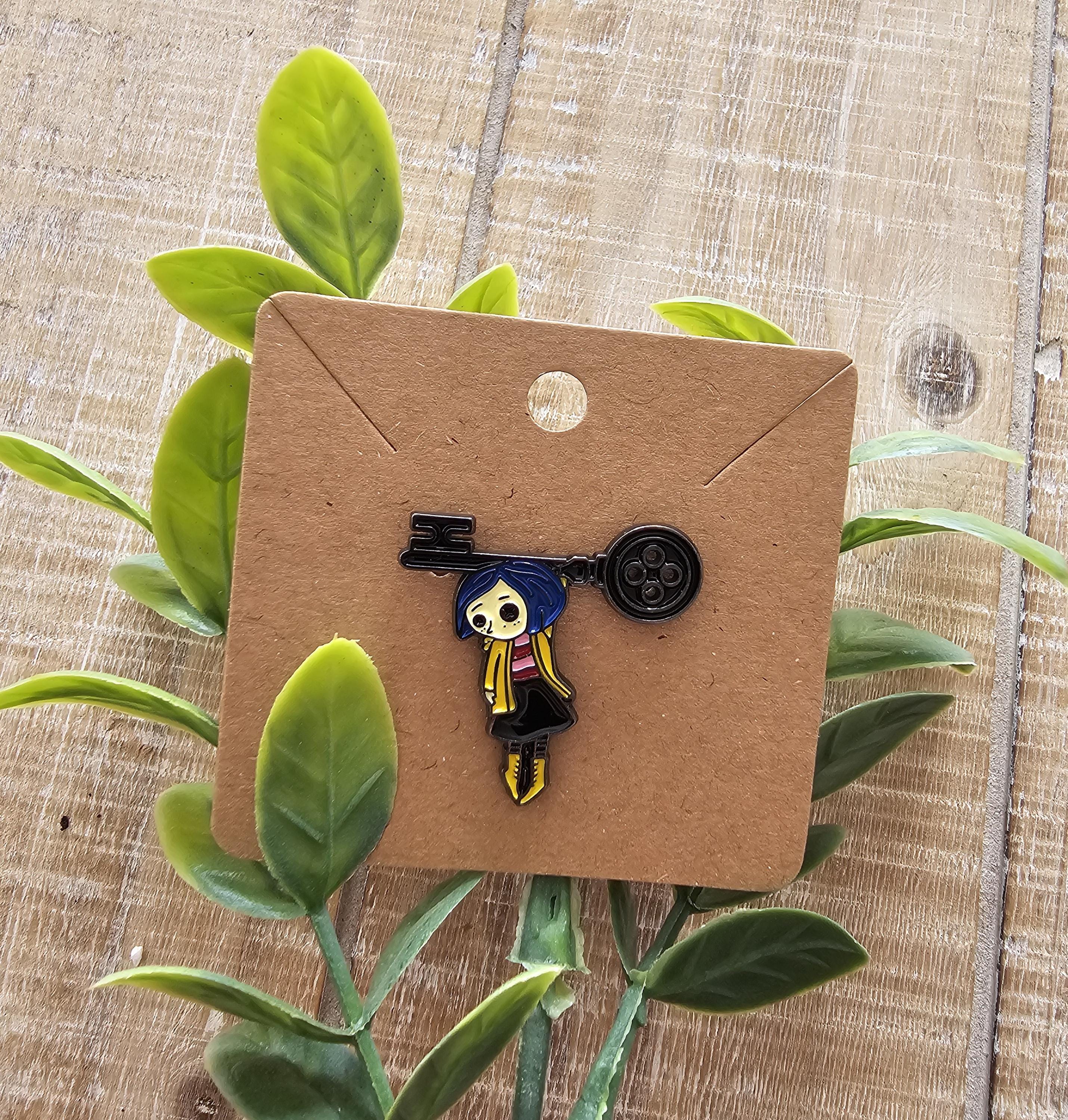 Coraline Enamel Pin | Coraline Doll | Merch | Key | the Other Mother ...