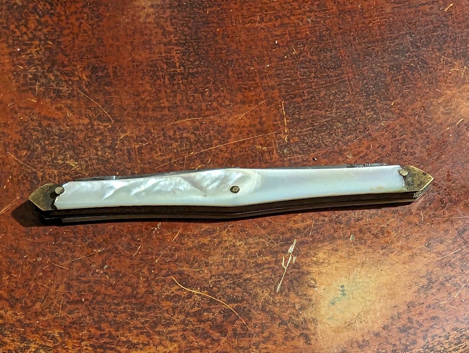 Vintage Mother of Pearl Quill Cutter Stockman Pocket Knife - Etsy