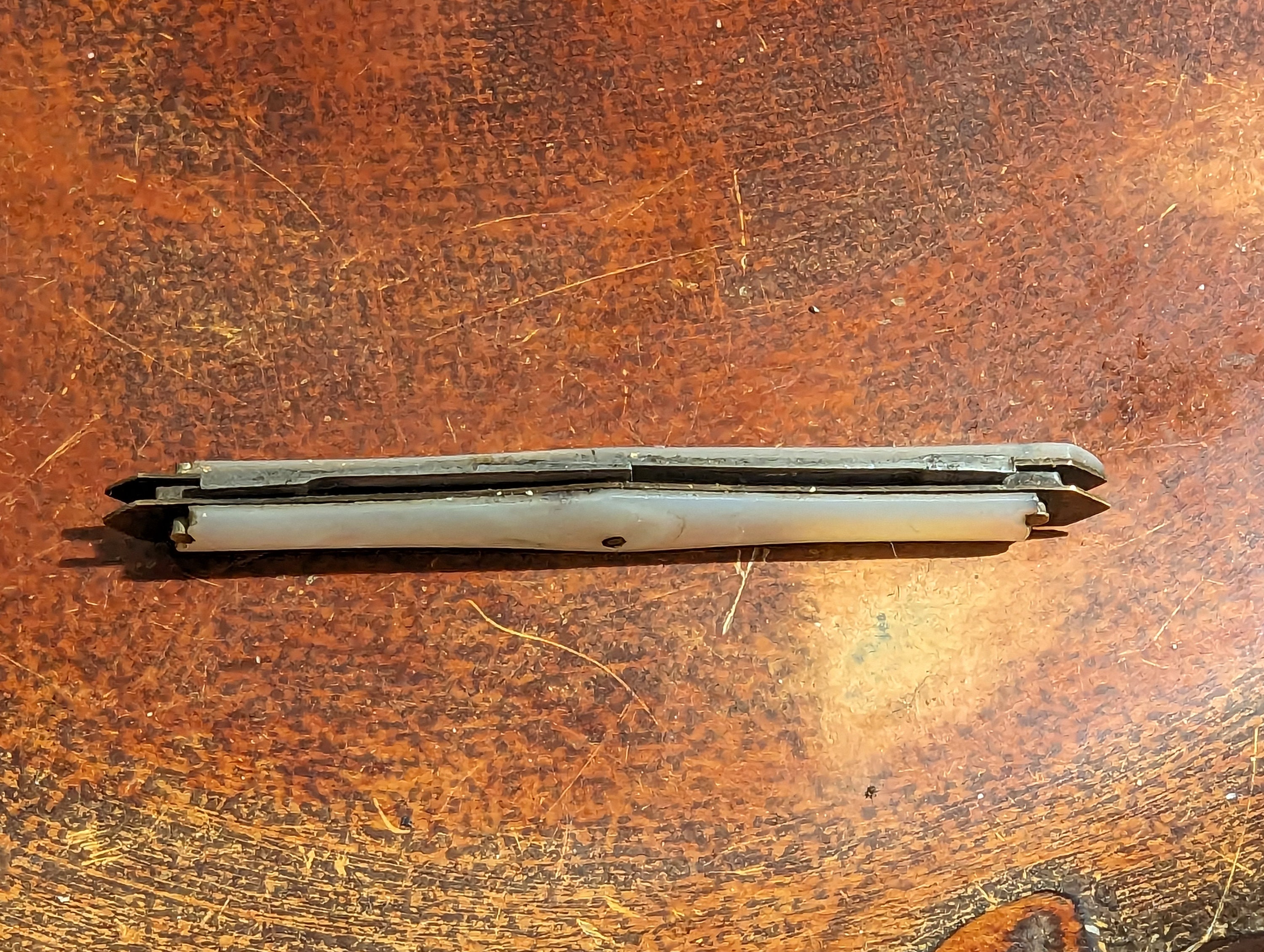 Vintage Mother of Pearl Quill Cutter Stockman Pocket Knife - Etsy