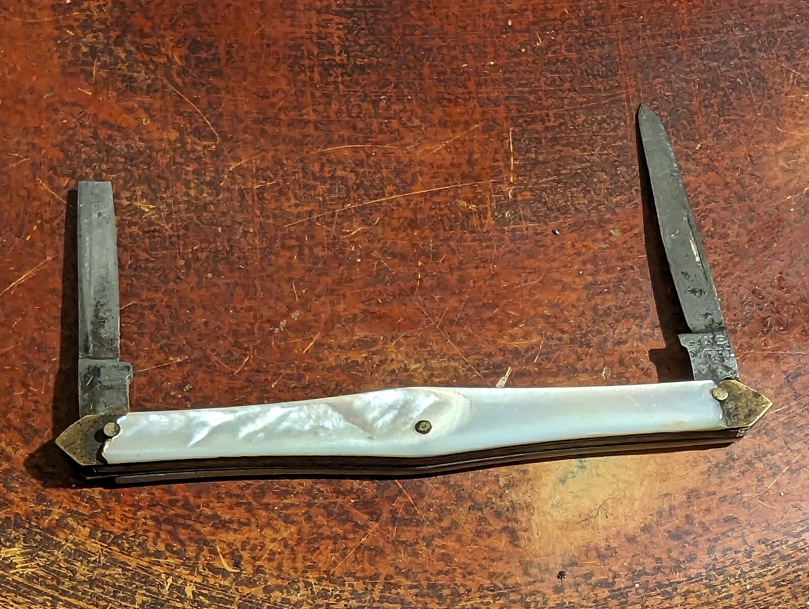 Vintage Mother of Pearl Quill Cutter Stockman Pocket Knife - Etsy