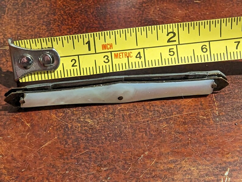 Vintage Mother of Pearl Quill Cutter Stockman Pocket Knife - Etsy