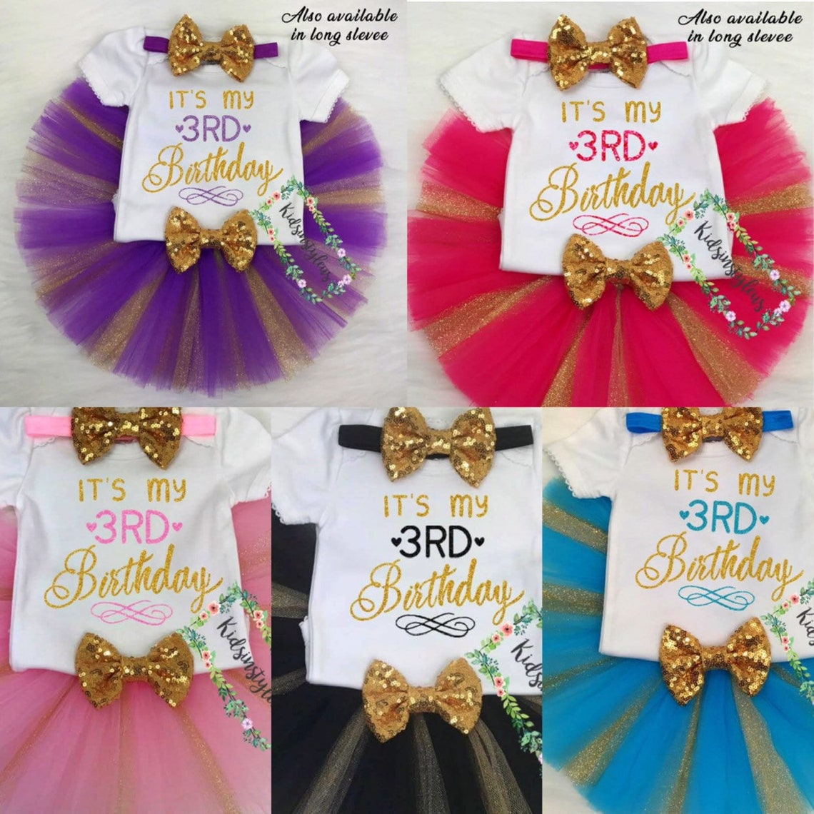 Third Birthday Outfit, Its My Third Birthday Outfit, Third Birthday ...