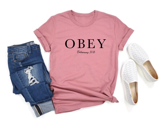 Obey Shirts For Women Obey Womens Gallery Obey Box Fit T Shirt – The
