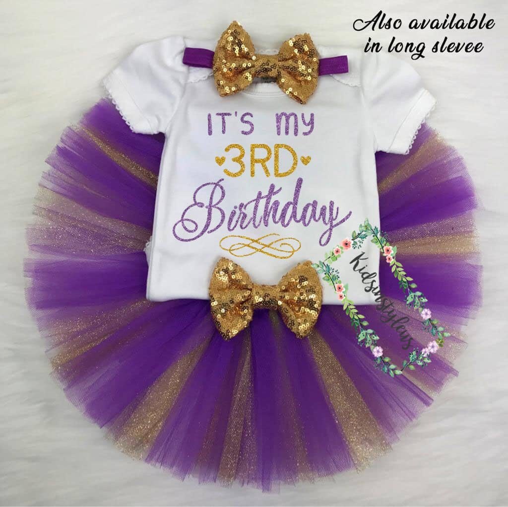 Third Birthday Outfit, Its My Third Birthday Outfit, Third Birthday ...