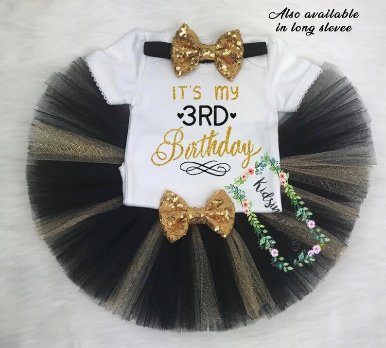 Third Birthday Outfit, Its My Third Birthday Outfit, Third Birthday ...