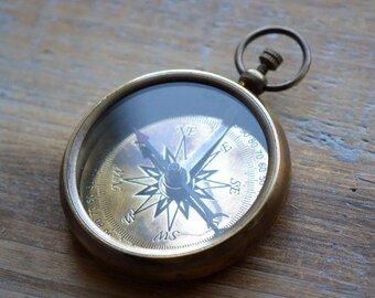 Compass charm | Etsy