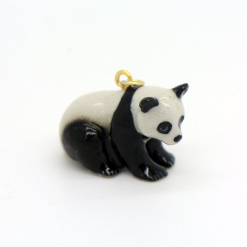 Miniature Panda Figurines - Etsy
