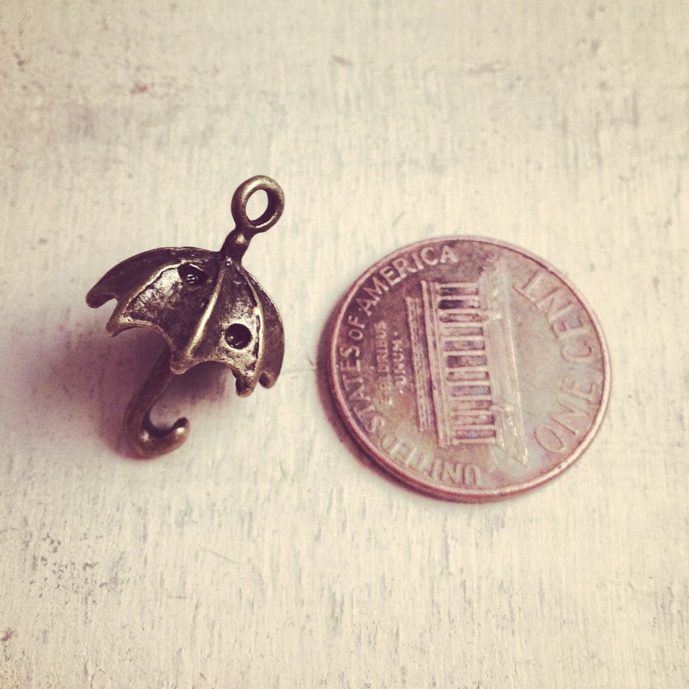1 Umbrella Charms Antique Bronze Umbrella Charm Small Charm | Etsy