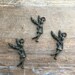 1 - Pixie Fairy Charm - Antique Bronze Pendant - Vintage Style Pendant ...