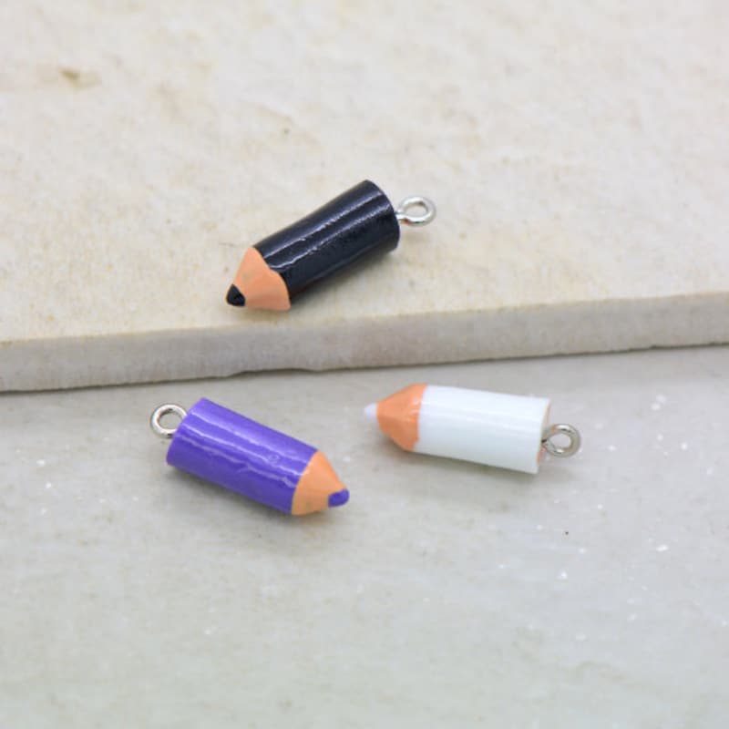 Pencil Charm - Etsy