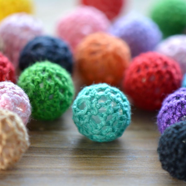 Crochet Bead Ball - Etsy
