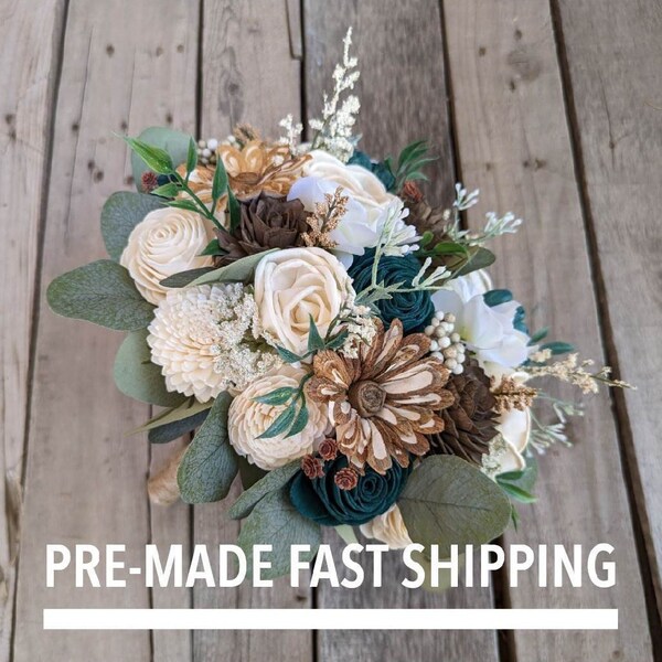 Wood Flower Bouquet (You'll Enjoy) - Etsy
