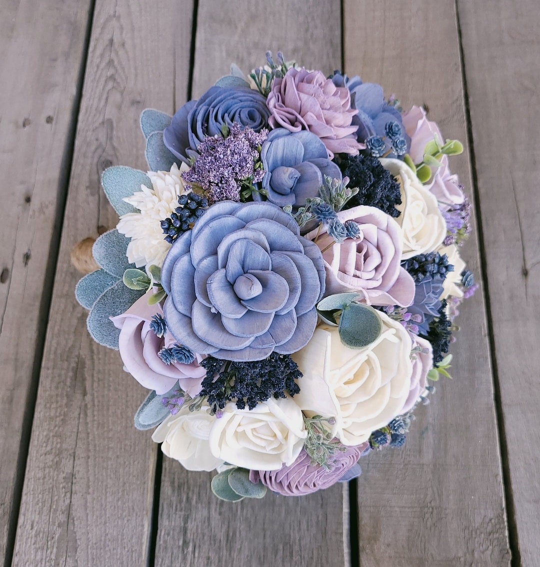 Lavender and blue wedding 60 photos - Vianawedding.com