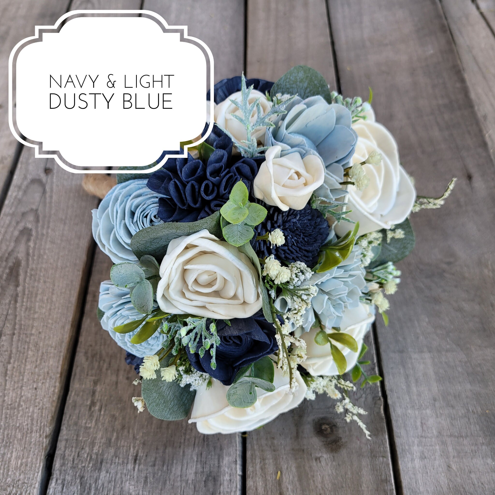 DIY Bouquet Kit With Wood Flowers and Color Options - Etsy