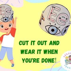 Full Alphabet Printable Crown Hats Craft, Preschool Kindergarten ...