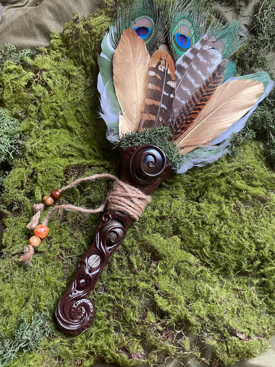 Shamanic Smudge / Smudging Feather Fan From Sacred Healing - Etsy