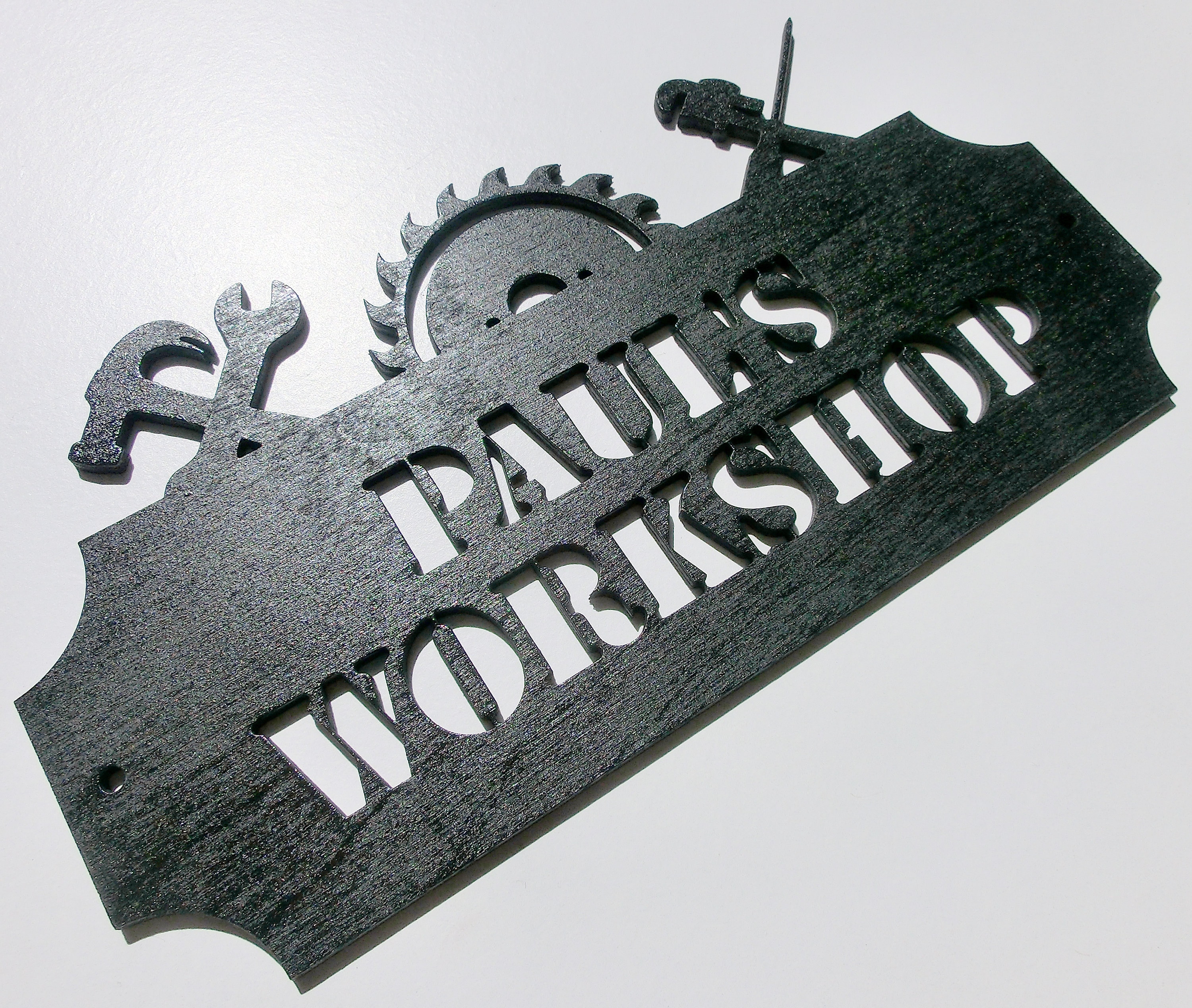 Personalised Workshop Sign Weatherproof Acrylic Plain - Etsy
